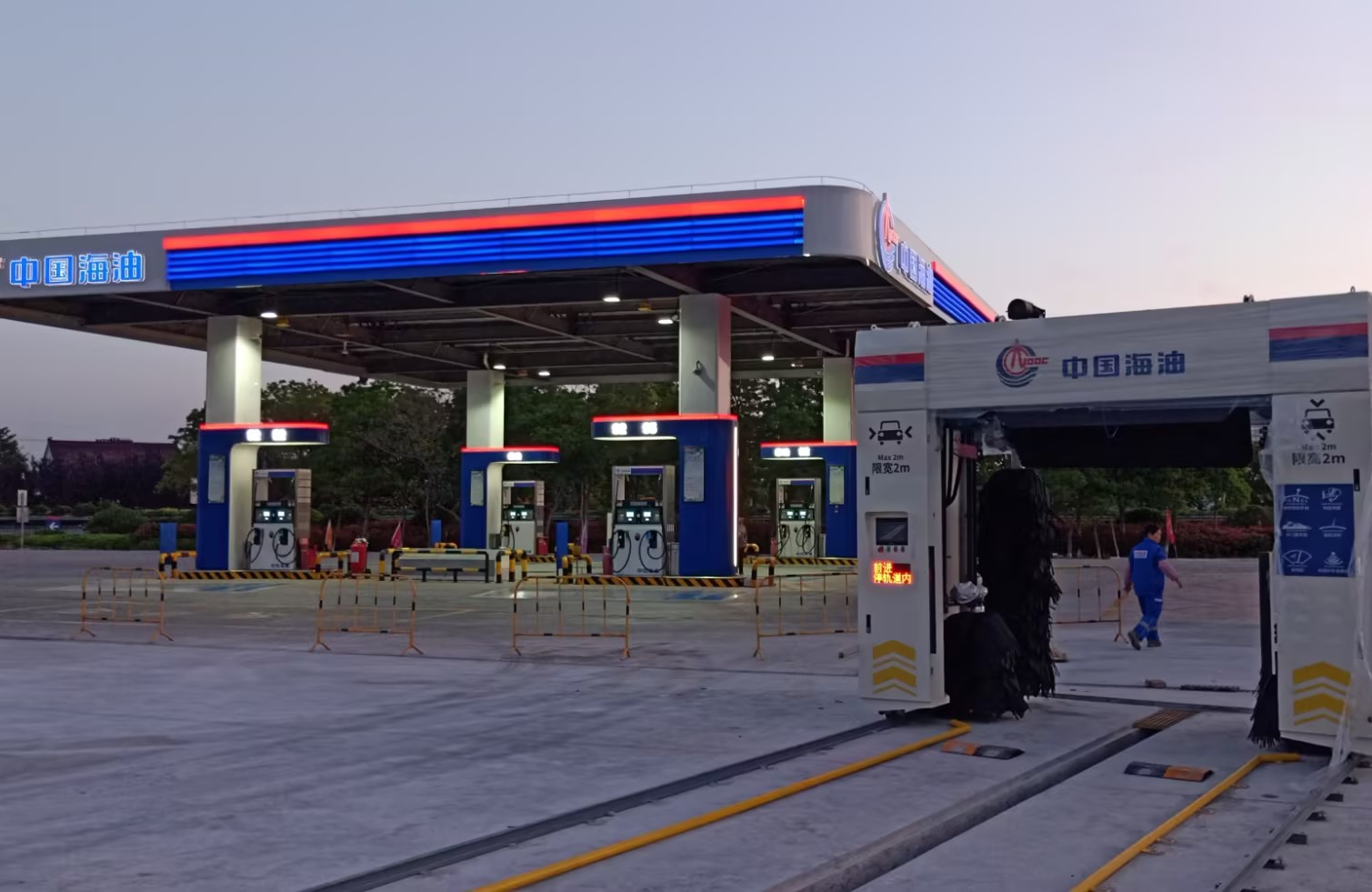 M-LM530 Gate Car Wash Machine for CNOOC Oil Companies - Mattias Car ...