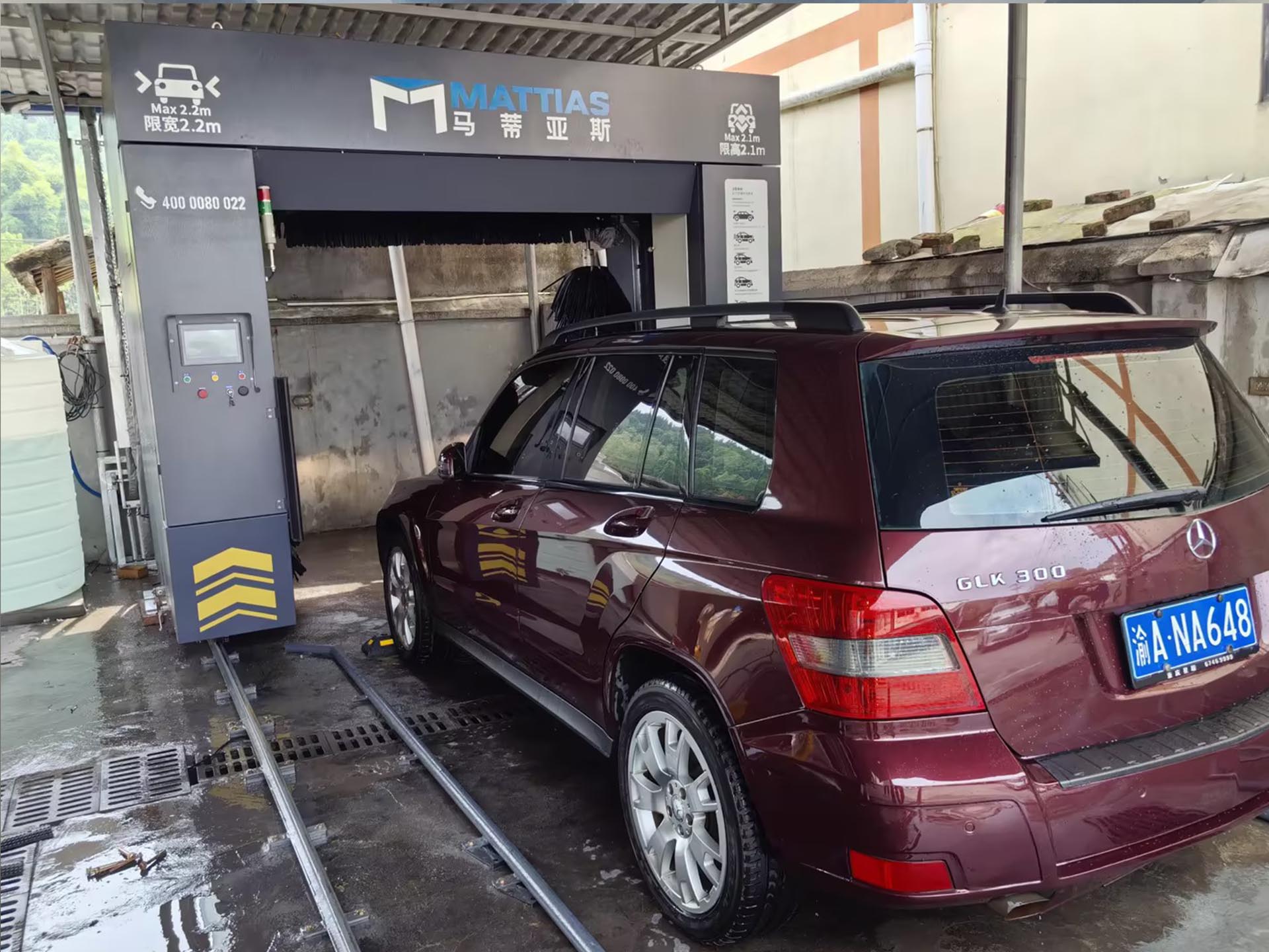 Mattias M-SD0900D Tunnel Car Wash for Gas Stations | High-Speed, Eco ...