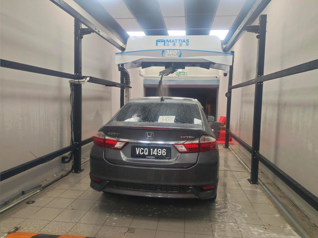 Installation of IoT Touchless Car Wash in Professional Car Detailing ...